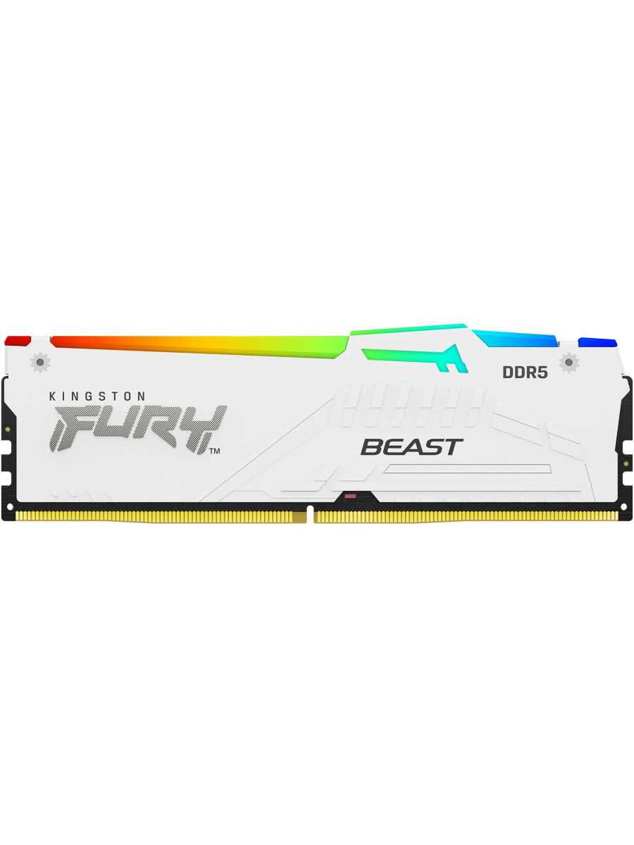 Память DDR5 16GB 5600MHz Kingston KF556C40BWA-16 Fury Beast RGB RTL Gaming PC5-44800 CL40 DIMM 288-pin 1.25В single rank с радиатором RTL