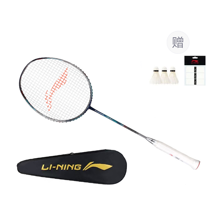 Бадминтонная ракетка унисекс Li Ning Windblade Collection 500 Full Carbon Professional, 675 мм, синяя