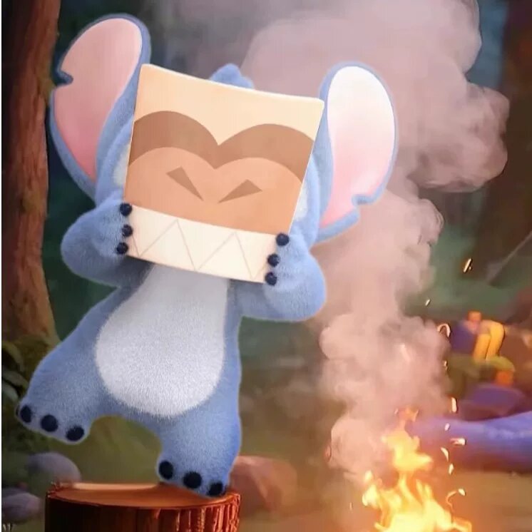 TOPTOY Disney Hello Stitch: Коллекционная фигурка в слепой коробке, милая кукла, модный подарок, игрушка-украшение