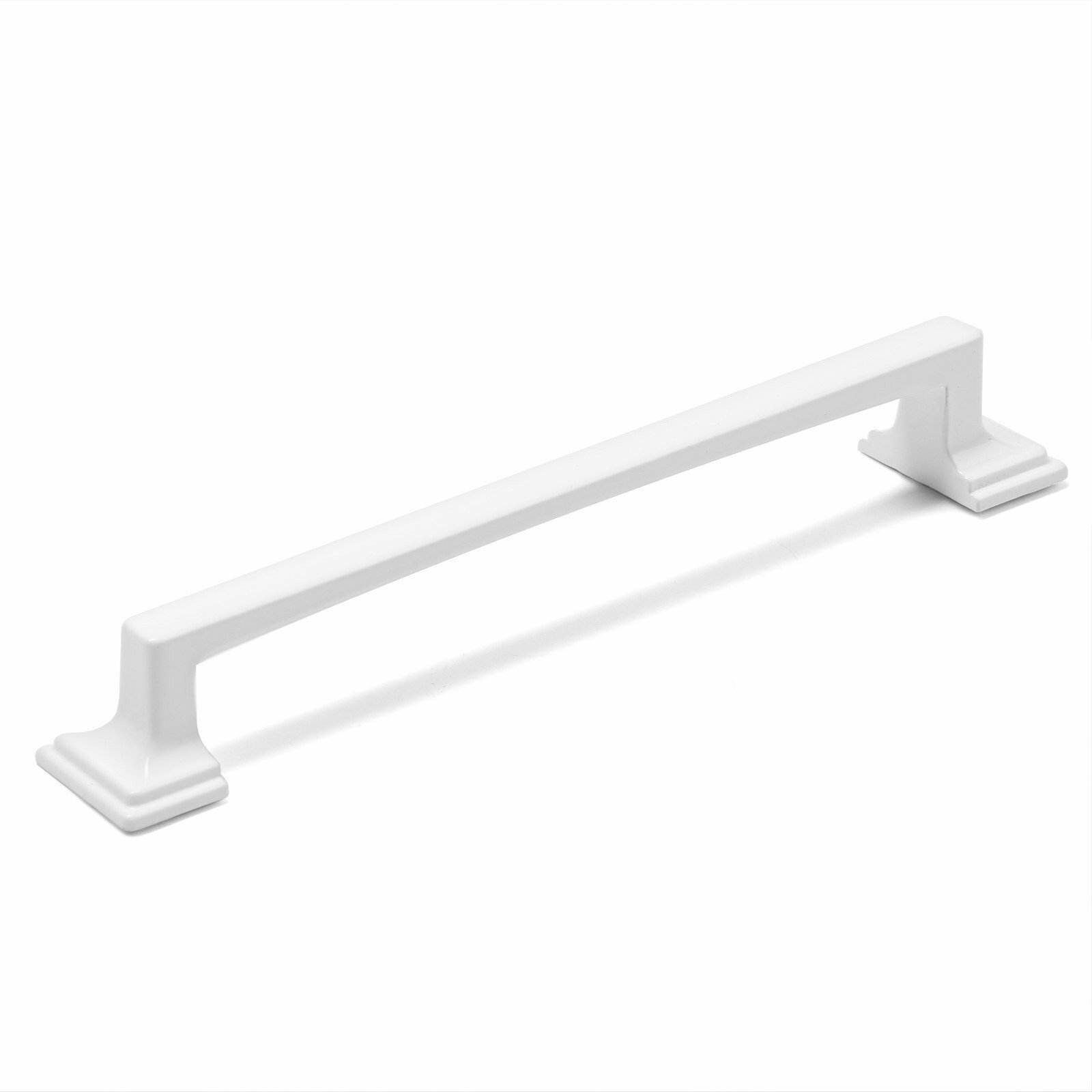 Ручка-скоба RSC038, цинк, м/о 160 мм, цвет белый, 4 шт, цвет: белый