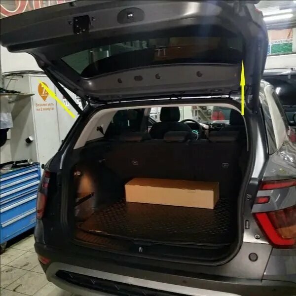 Газовые упоры задней двери багажника для Hyundai Creta (SU2) 2019-2024 "Амортизаторы" Хюндай Крета SU2 2 шт
