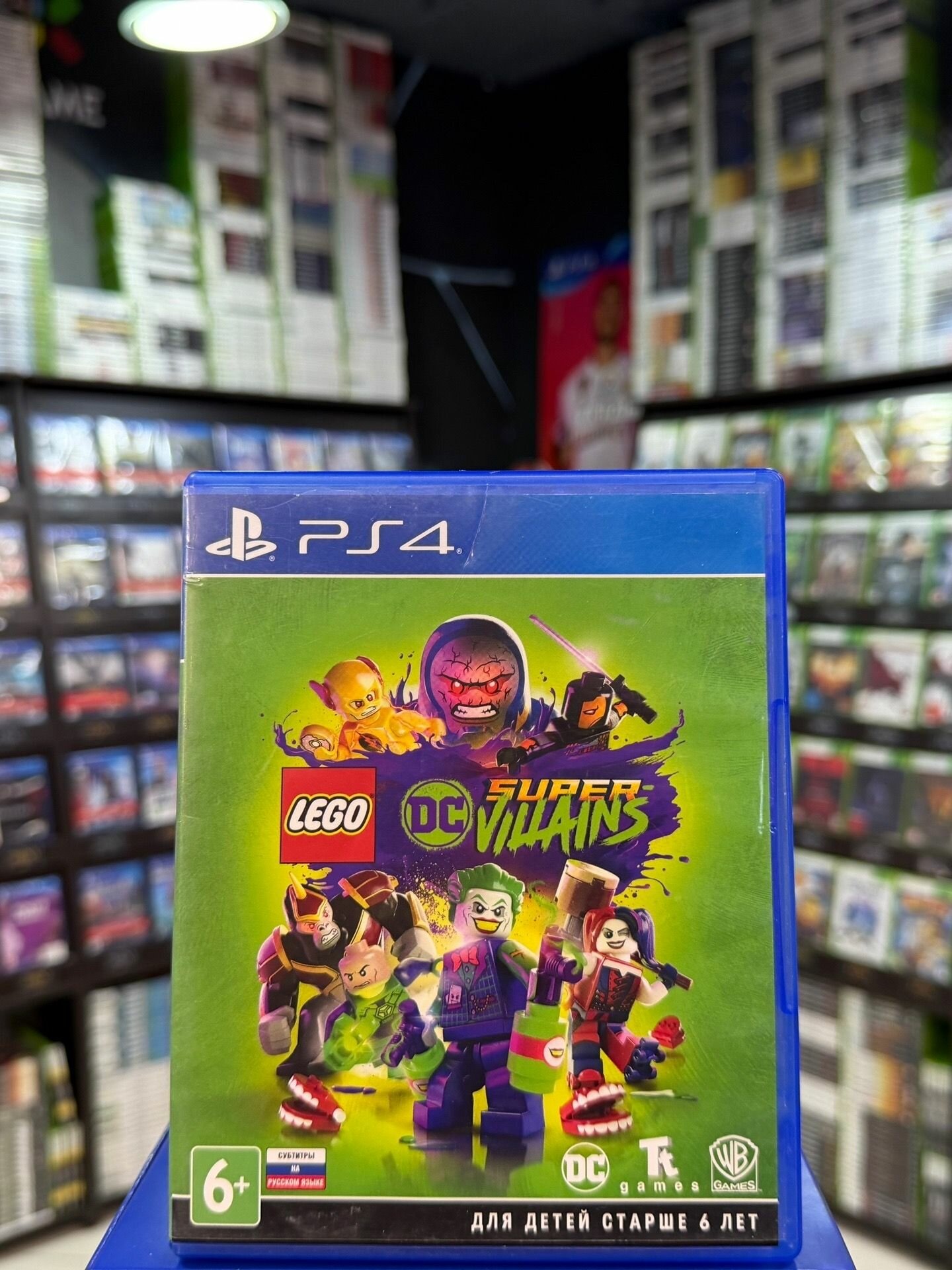 Игра LEGO DC Super-Villains PS4 (Русская версия) (Box)