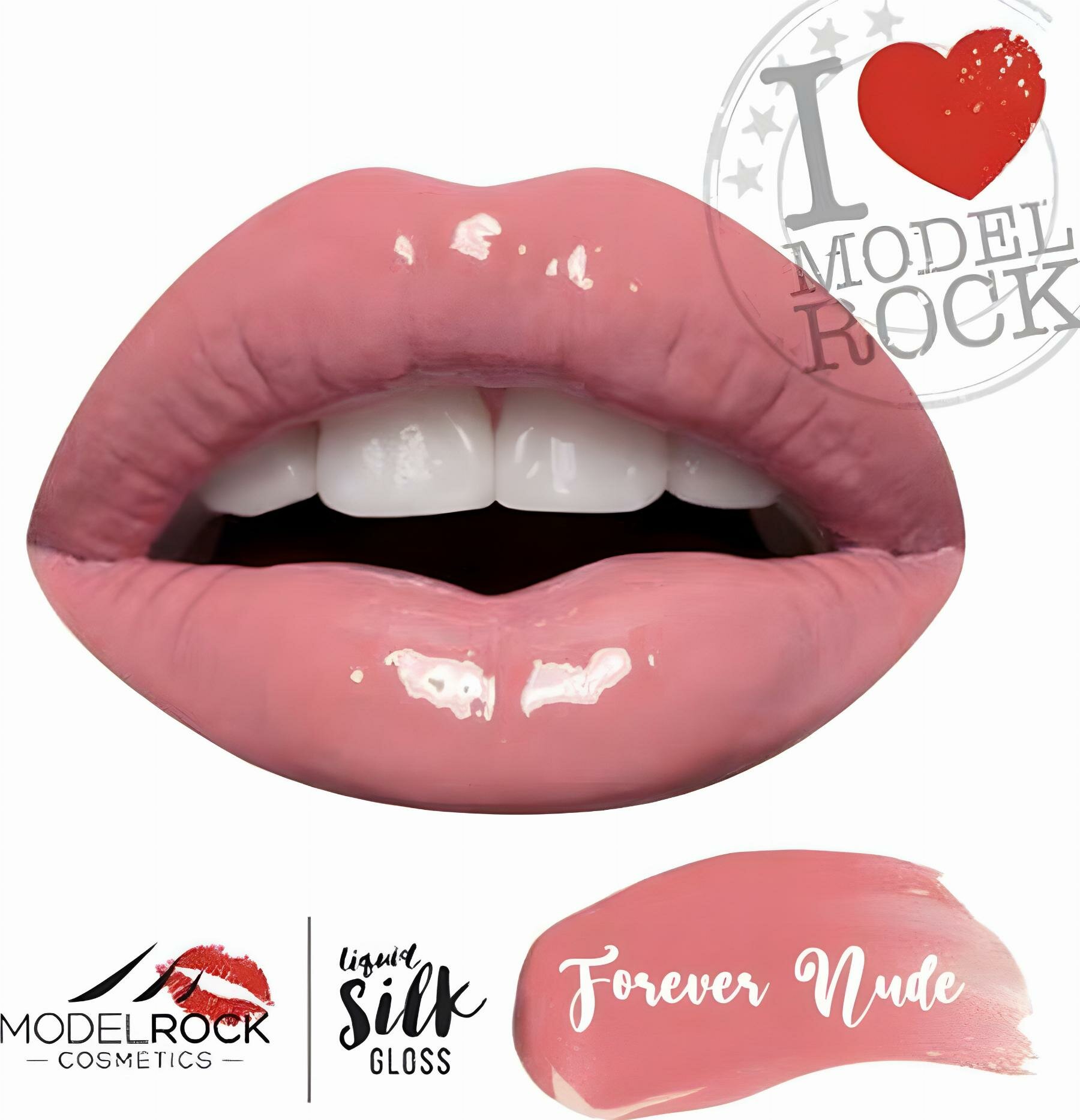 ModelRock Lashes Блеск для губ Forever Nude Luxe Silk Lip Gloss Forever Nude 500ml