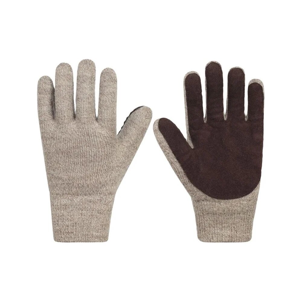 Полушерстяные 3-х слойные перчатки с наладонником из спилка ООО Комус чибис шс, флис/шелтер/спилок, р.11 1473848