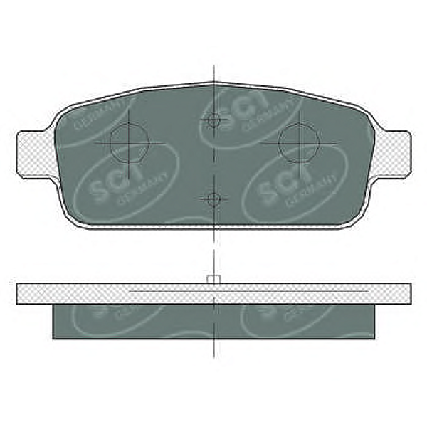 SCT GERMANY sp360 (13300867) колод. торм. перед. Chevrolet (Шевроле) cruze 09- / orlando / Opel (Опель) Astra (Астра) j