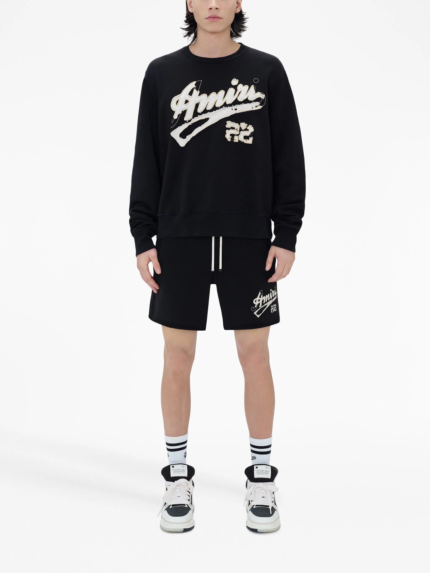 Толстовка AMIRI, размер 46, , black/black — фото 1