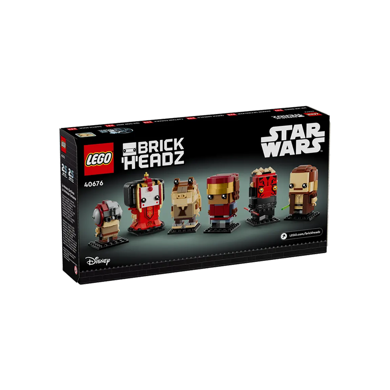 Конструктор унисекс LEGO BrickHeadz Star Wars Phantom Menace 40676, Star Wars Collection, Ghost's Threat 732pcs