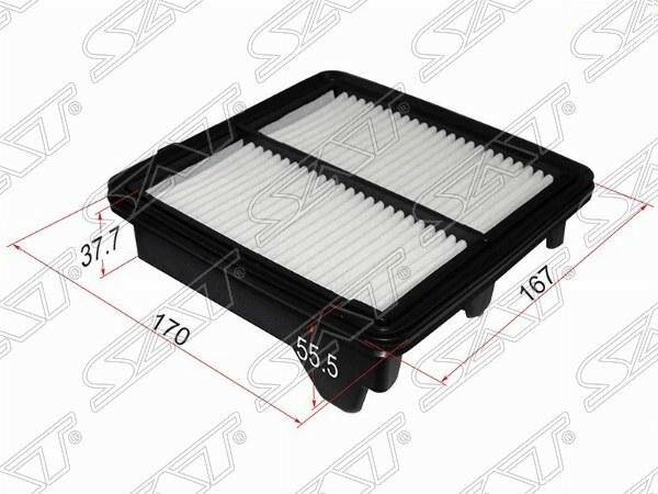 Фильтр воздушный SAT ST-17220-RB0-000 Honda Fit 07-13, Freed Spike 10-16