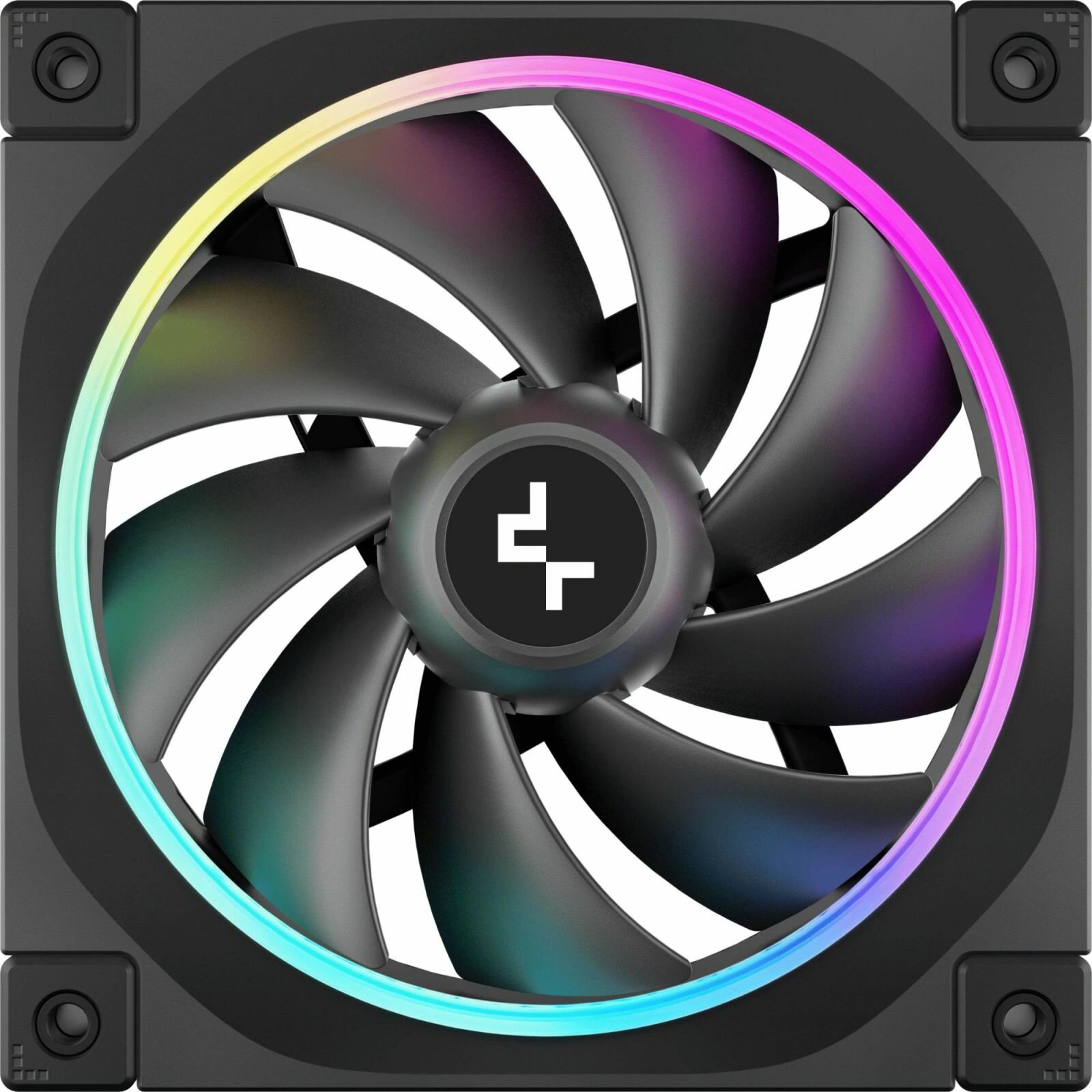 Вентилятор для корпуса Deepcool ARGB 120х120х25 мм, черный 4-pin 32дБ (R-FL12-BKAPN1-G)