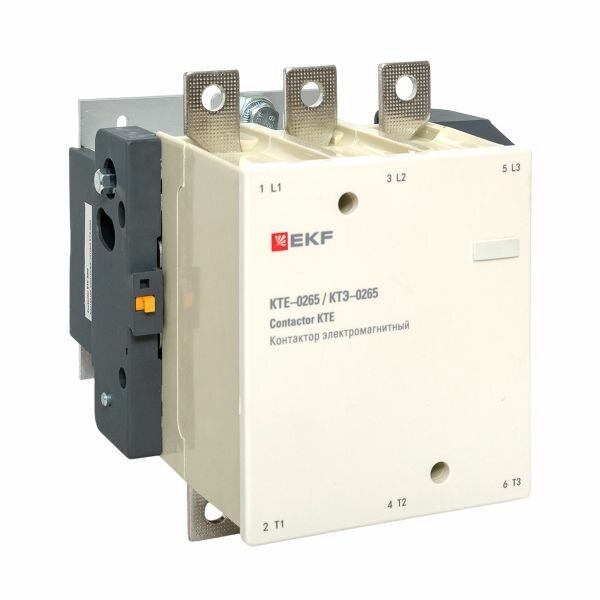 Контактор КТЭ 265А кат. 380В AC 1НО EKF ctr-b-265-380