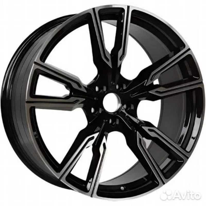 Диск колесный RST R2105FF (BMW X5/X6 IV X7 G07) 10,5x21 5x112 Dia66.6 ET43 цвет BLm (черный матовый)