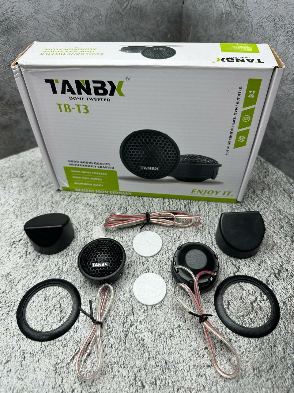 Автомобильные твитеры, пищалки Tanbx TB-T3, 150Вт, 25мм. Высокочастотные динамики