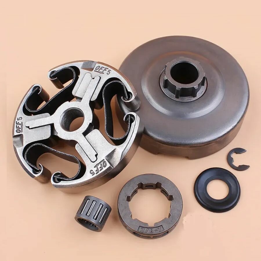 Барабан, сцепления, клипса 3/8" 7T для Husqvarna 365 372