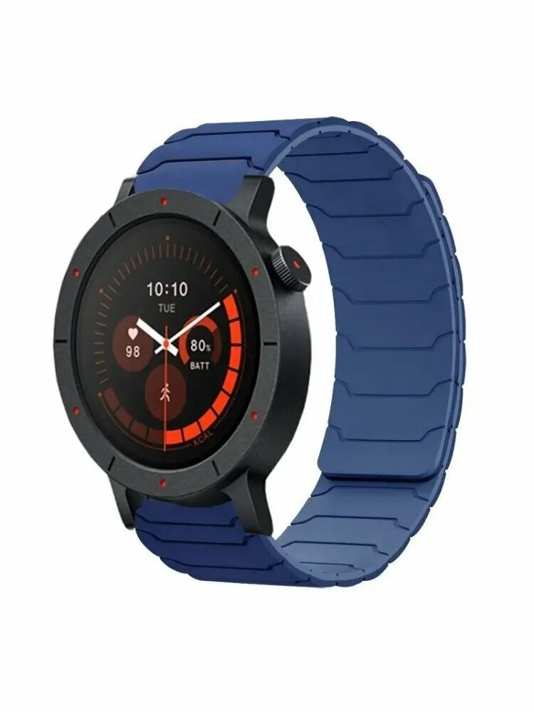 Магнитный силиконовый ремешок 22mm для CMF Watch Pro 2 / nothing смарт-часы cmf watch pro / CMF Watch 3 Pro