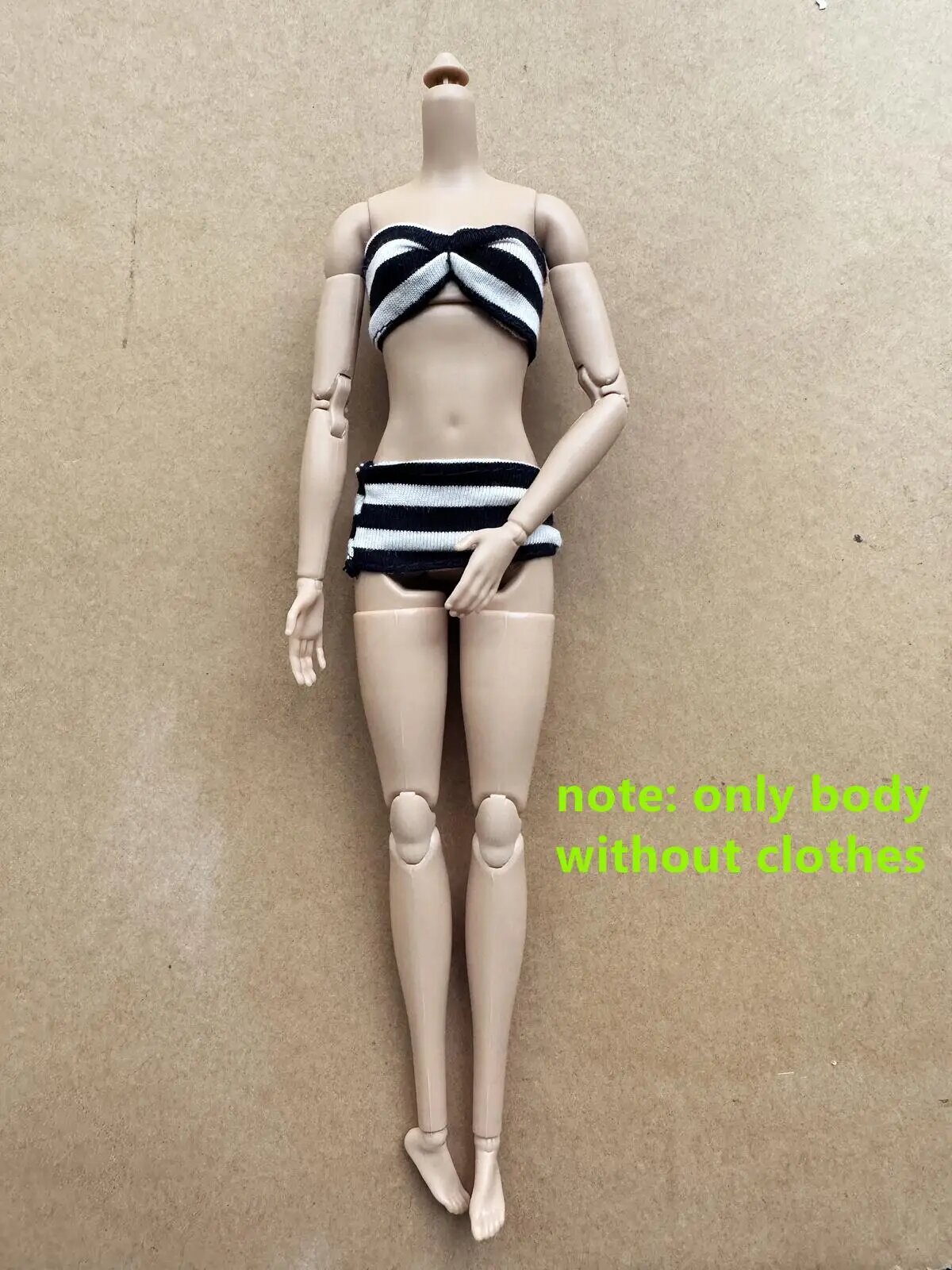 Кукольное тело для йоги 1/6 22 joints beige
