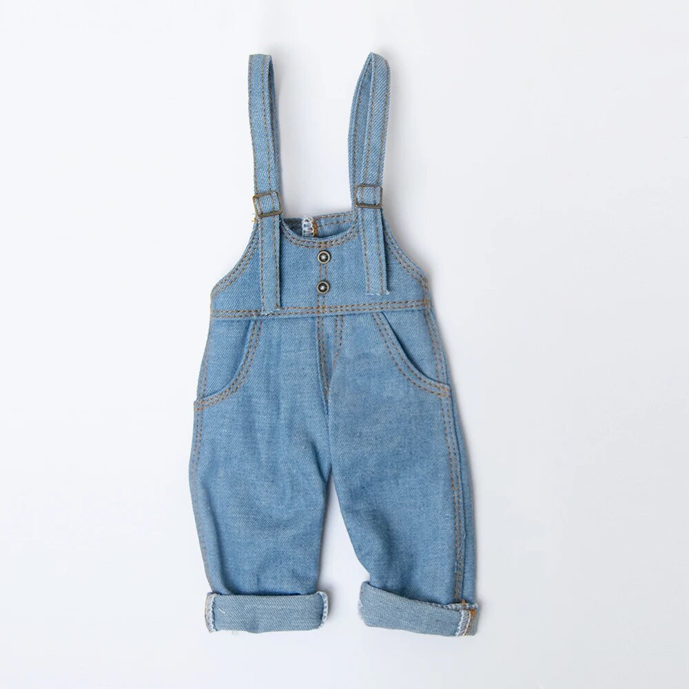 Комплект одежды для кукол Blyth из денима XiDonDon Overalls-3