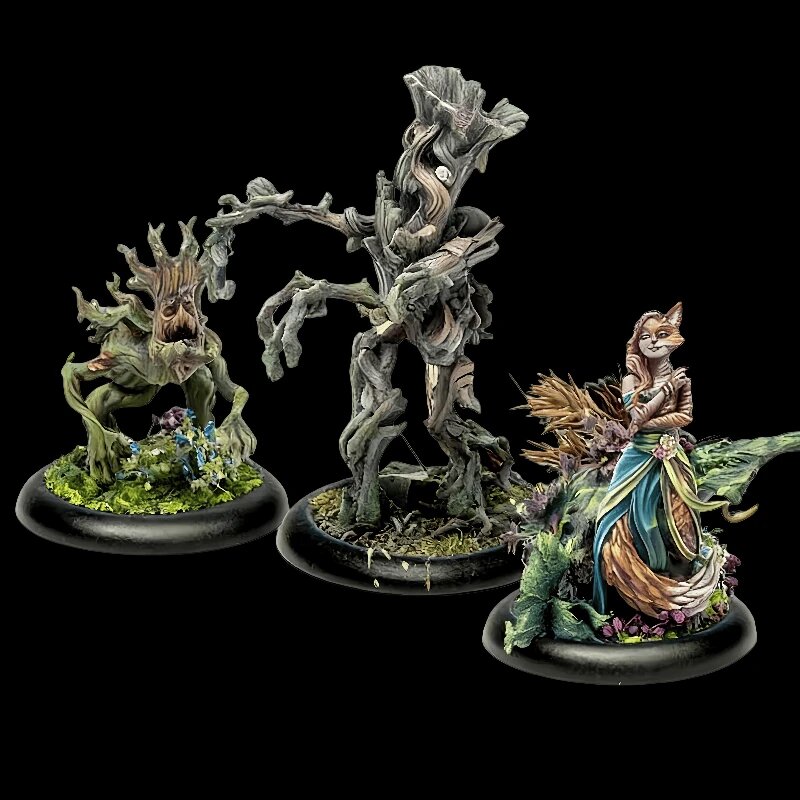 Набор для сборки модели из литой смолы, GK, Wyrdwood 3 Digits, неокрашенный (включая подставку)