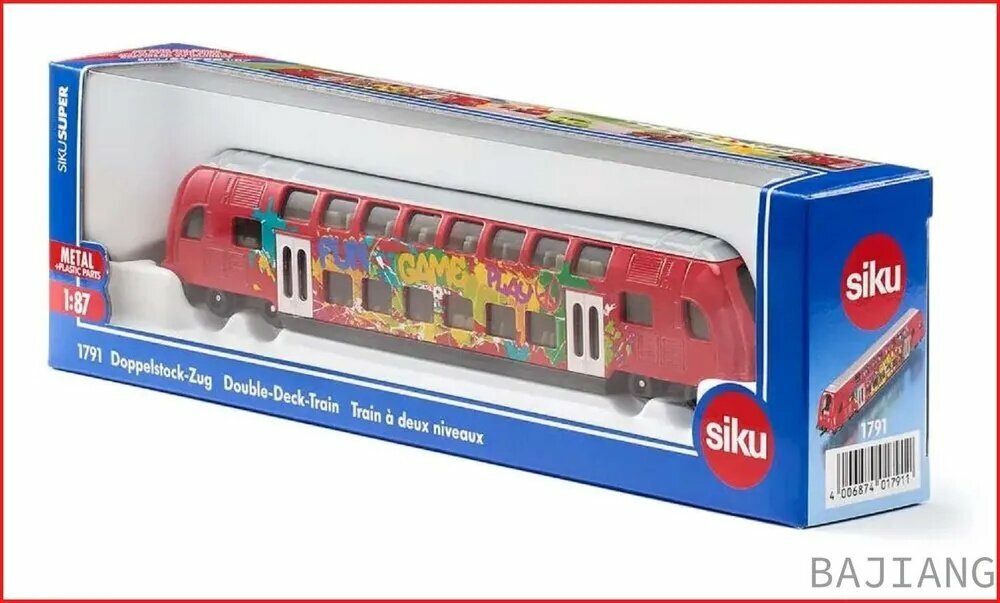 Модель двухэтажного поезда Siku 1:87 1791