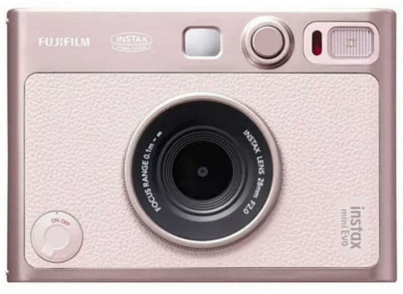Камера мгновенной печати Fujifilm Instax Mini Evo, Gentle Rose (Нежно-розовый)