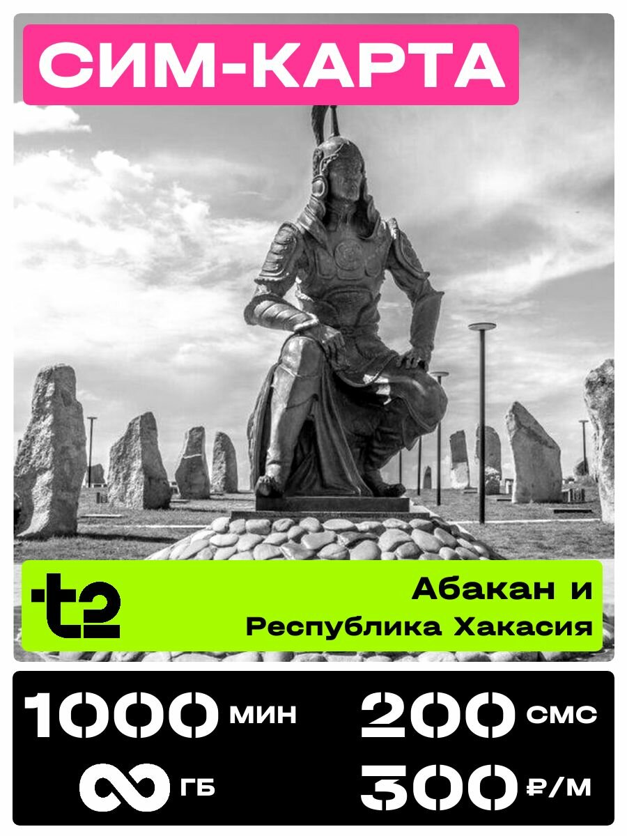 Сим карта теле 2 с безлимитным интернетом. t2 SIM-карта тариф Партнер М Республика Хакасия. 1000 минут за 300 рублей в месяц.