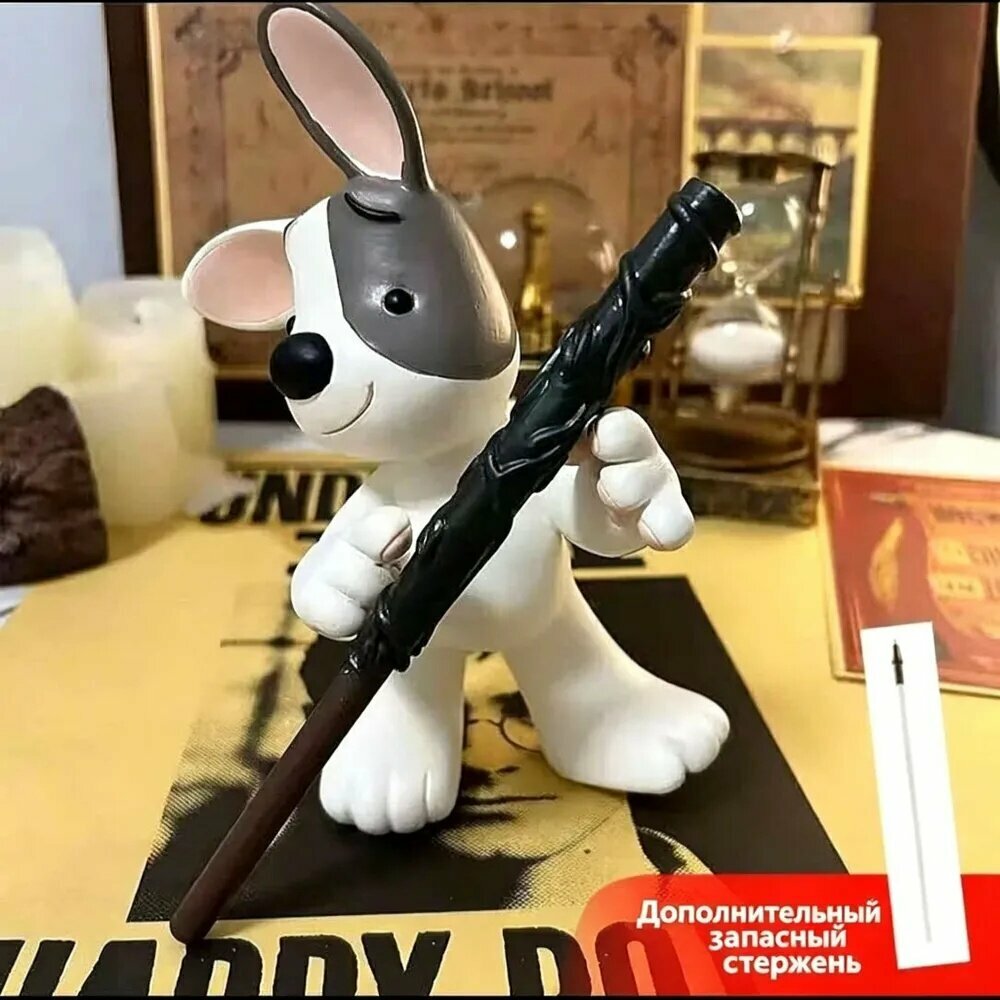 Ручка Шариковая, толщина линии: 0.5 мм, цвет: Черный, 1 шт.