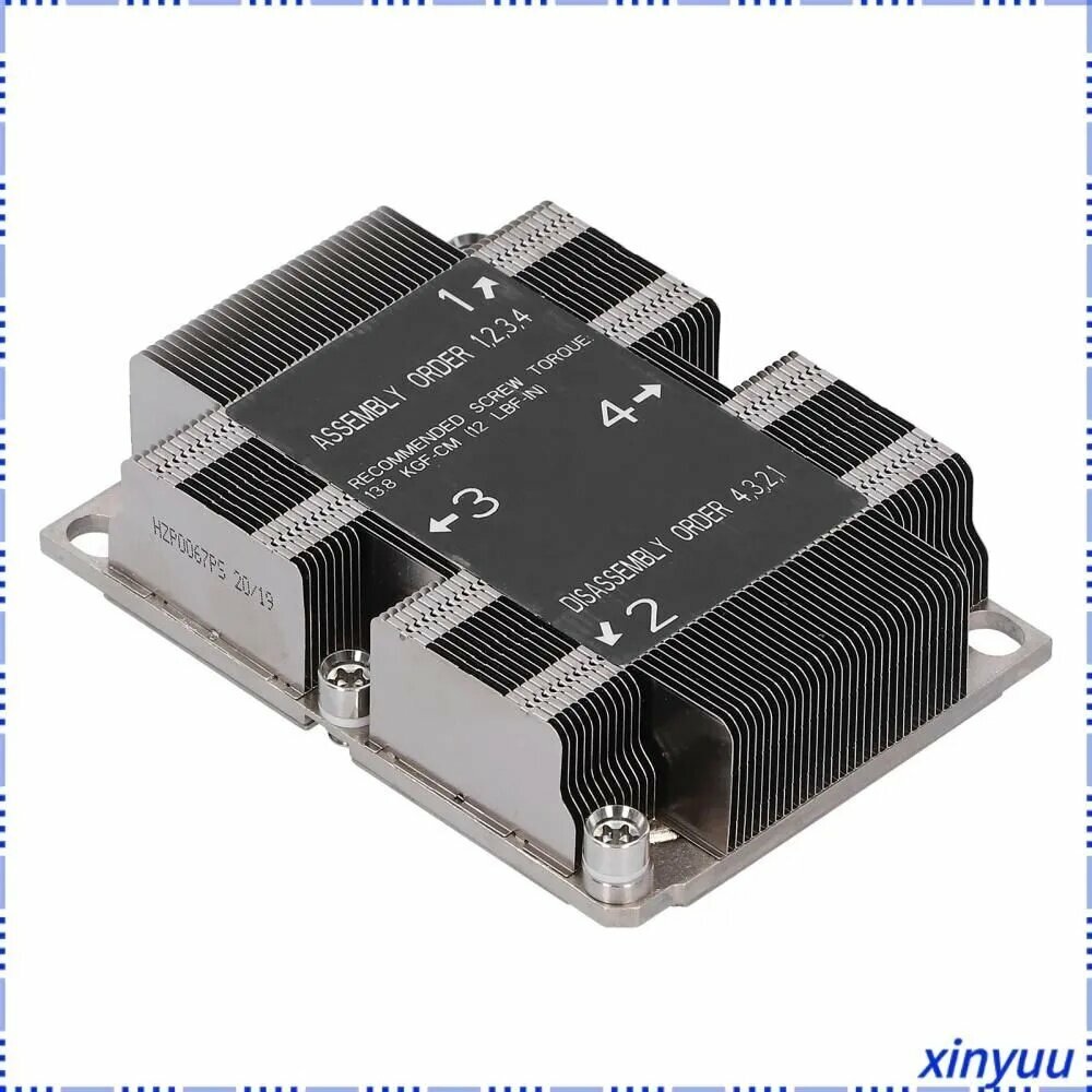 Кулер для процессора, высококачественный, для сервера SNK-P0067PS LGA 3647-0 1U