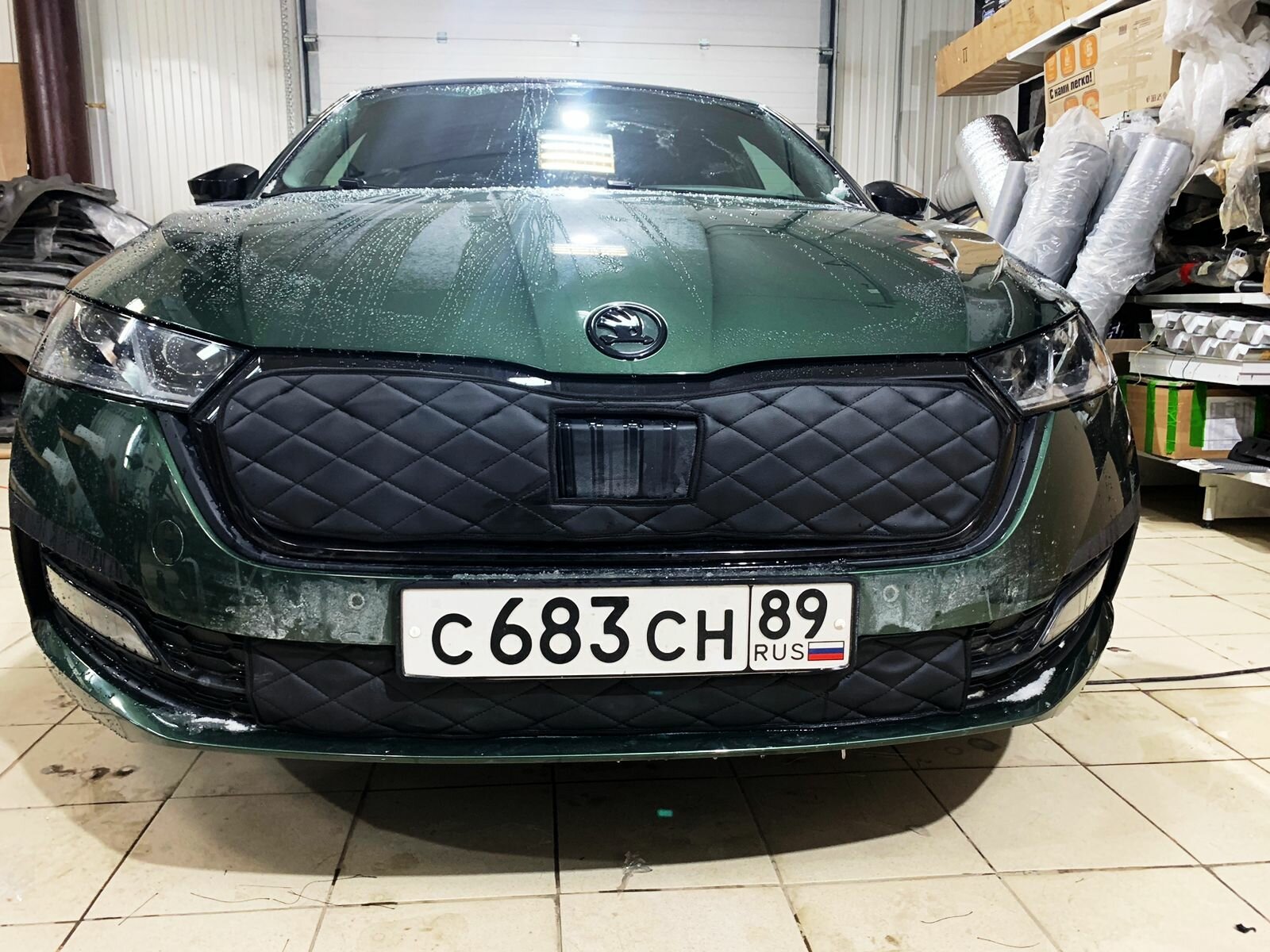 Утеплитель радиатора Экономия топлива Skoda Octavia Шкода Октавия (2019-н. в.) (A8)