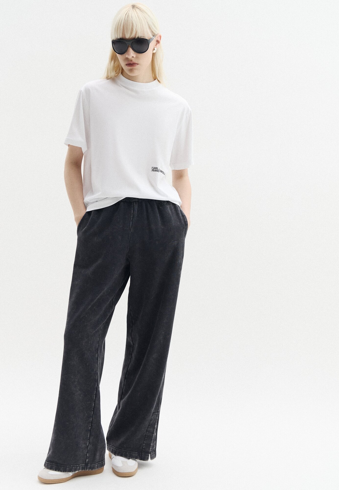 Футболка KARL LAGERFELD JEANS, размер XS, белый — фото 1