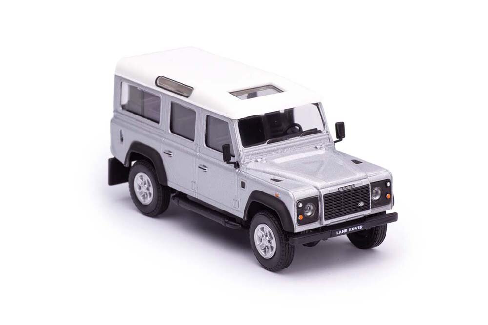 Модель коллекционная CARARAMA Land rover defender generation 1 silver — фото 1