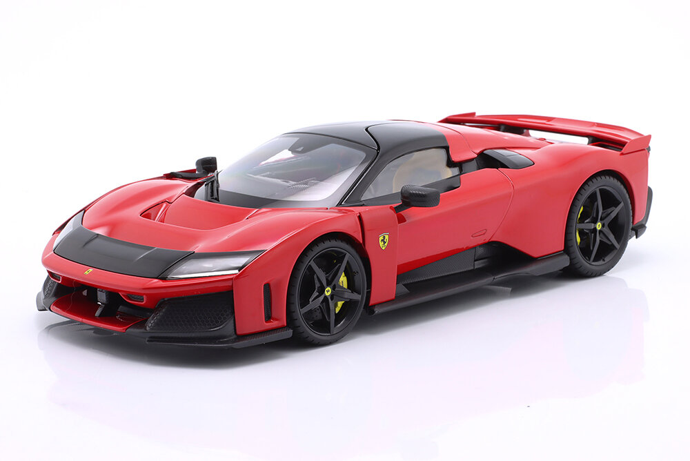 Модель коллекционная BBURAGO Ferrari F80 2024 red black