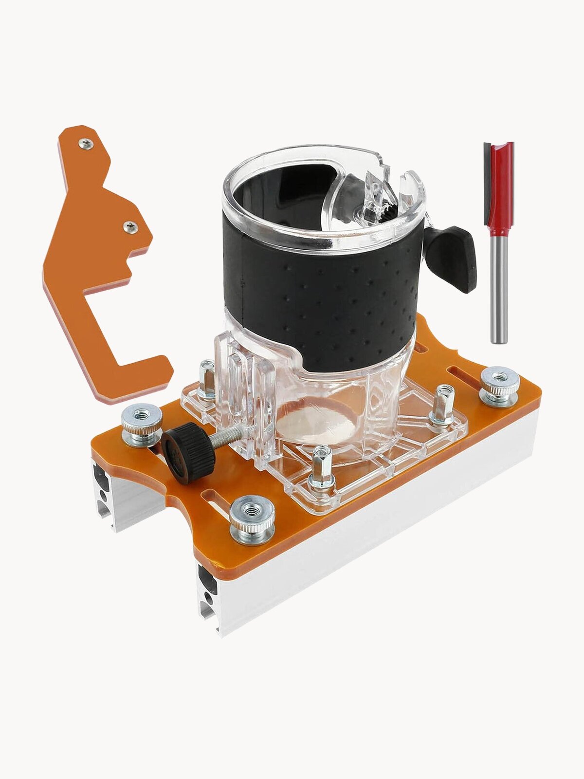 Компактная основа для фрезера 2 в 1 для слотинга в шкафах и мебели