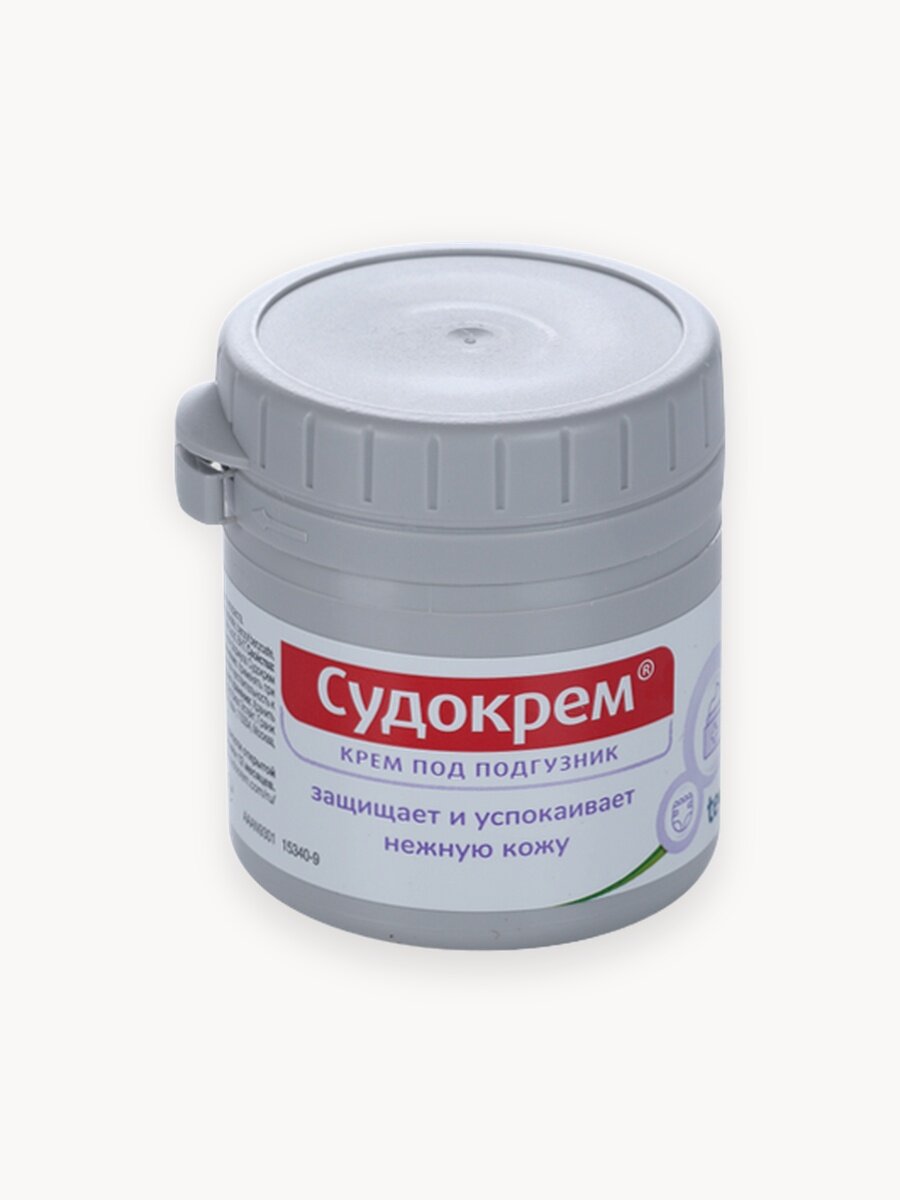 Судокрем защитный и успокаивающий под подгузник от опрелостей и покраснений для новорожденных