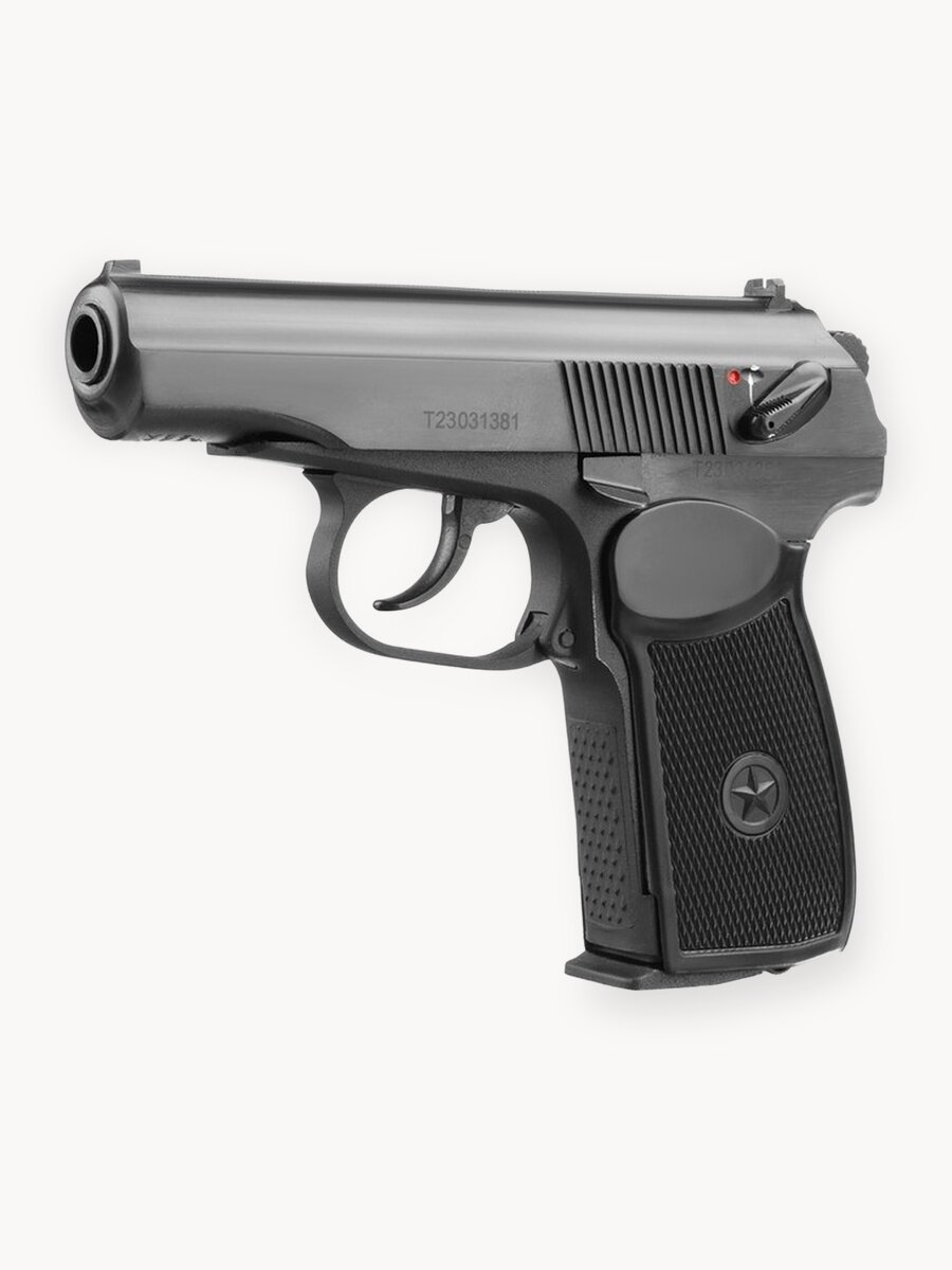 Пистолет пневматический "МР-654К", кал. 4.5 мм, 3 Дж, корп. металл, до 110 м/с