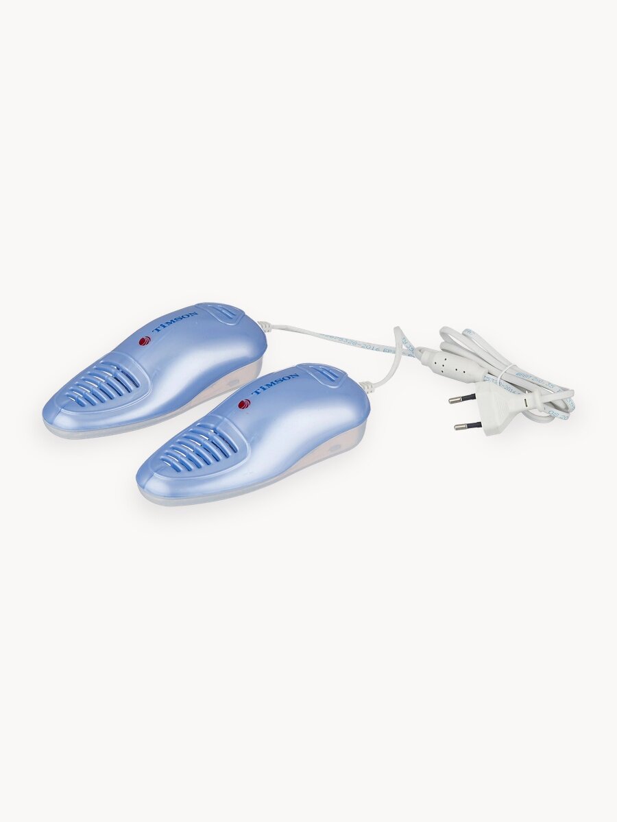 Сушилка для обуви "Timson Sport" 2424, с ультрафиолетовой дезинфекцией, пластик, голубая