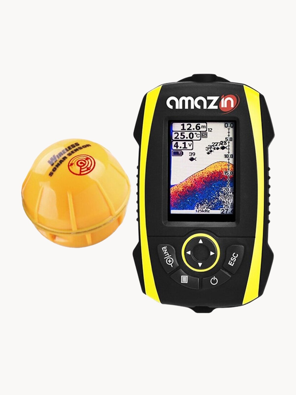 Эхолот для рыбалки беспроводной Amazin FishFinder FF777W