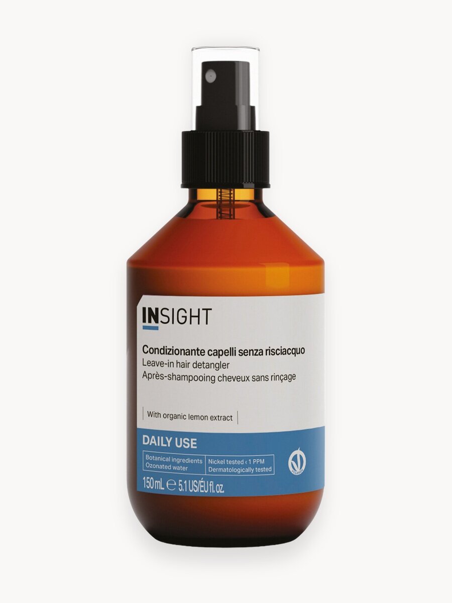 Кондиционер для волос несмываемый Insight Professional Daily Use с органическим экстрактом лимона, 150 мл