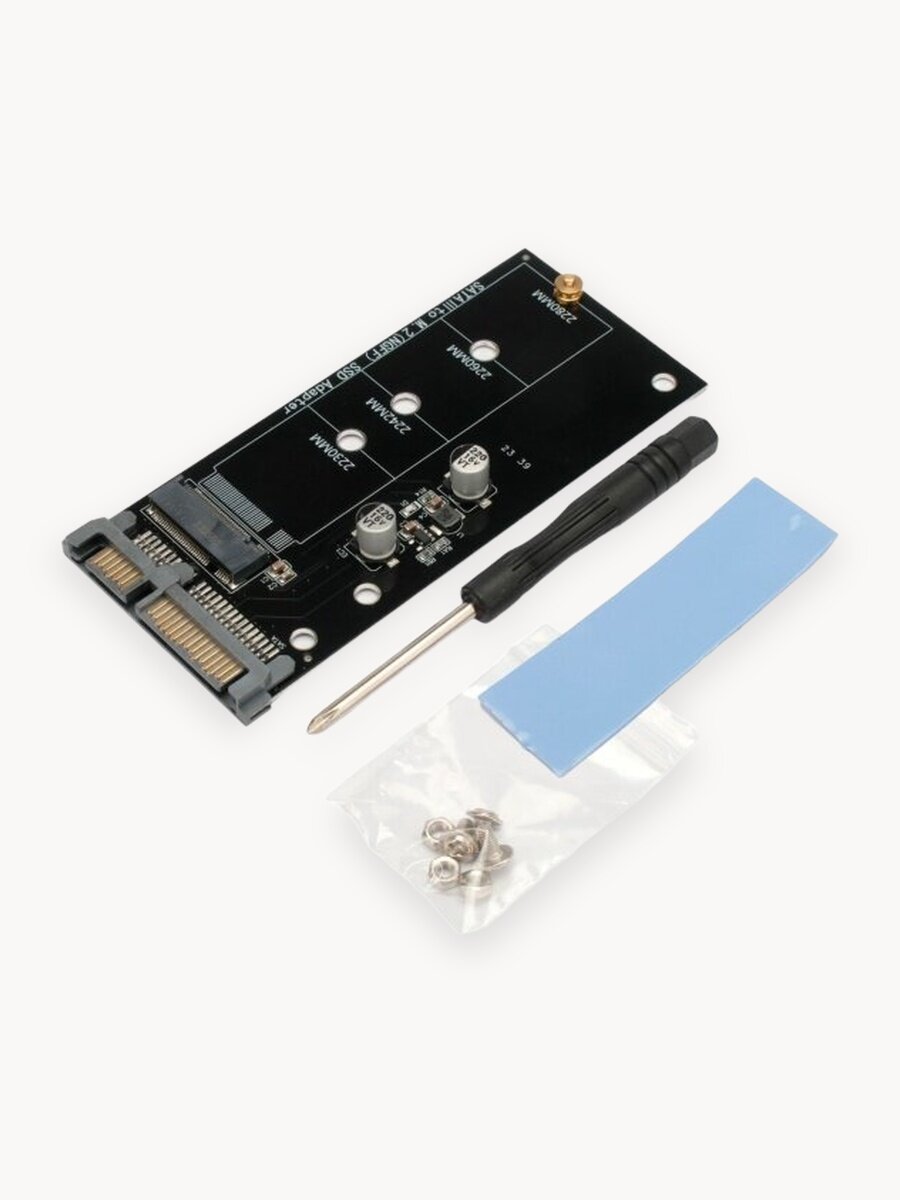 Адаптер Cablexpert SATA III для SSD M2 EE18-M2S3PCB-02