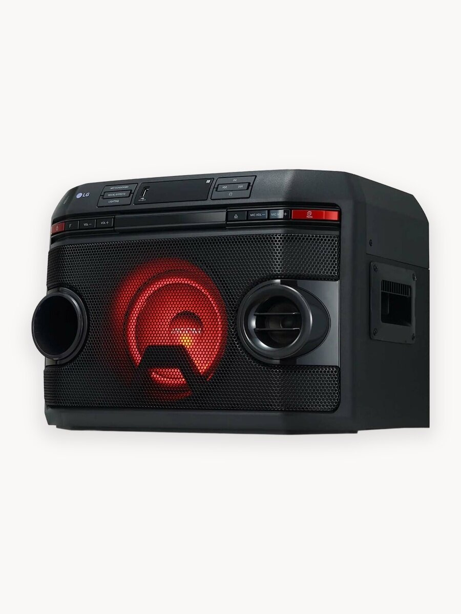 Музыкальный центр LG OL45 Xboom черный 220Вт/CD/CDRW/FM/USB/BT