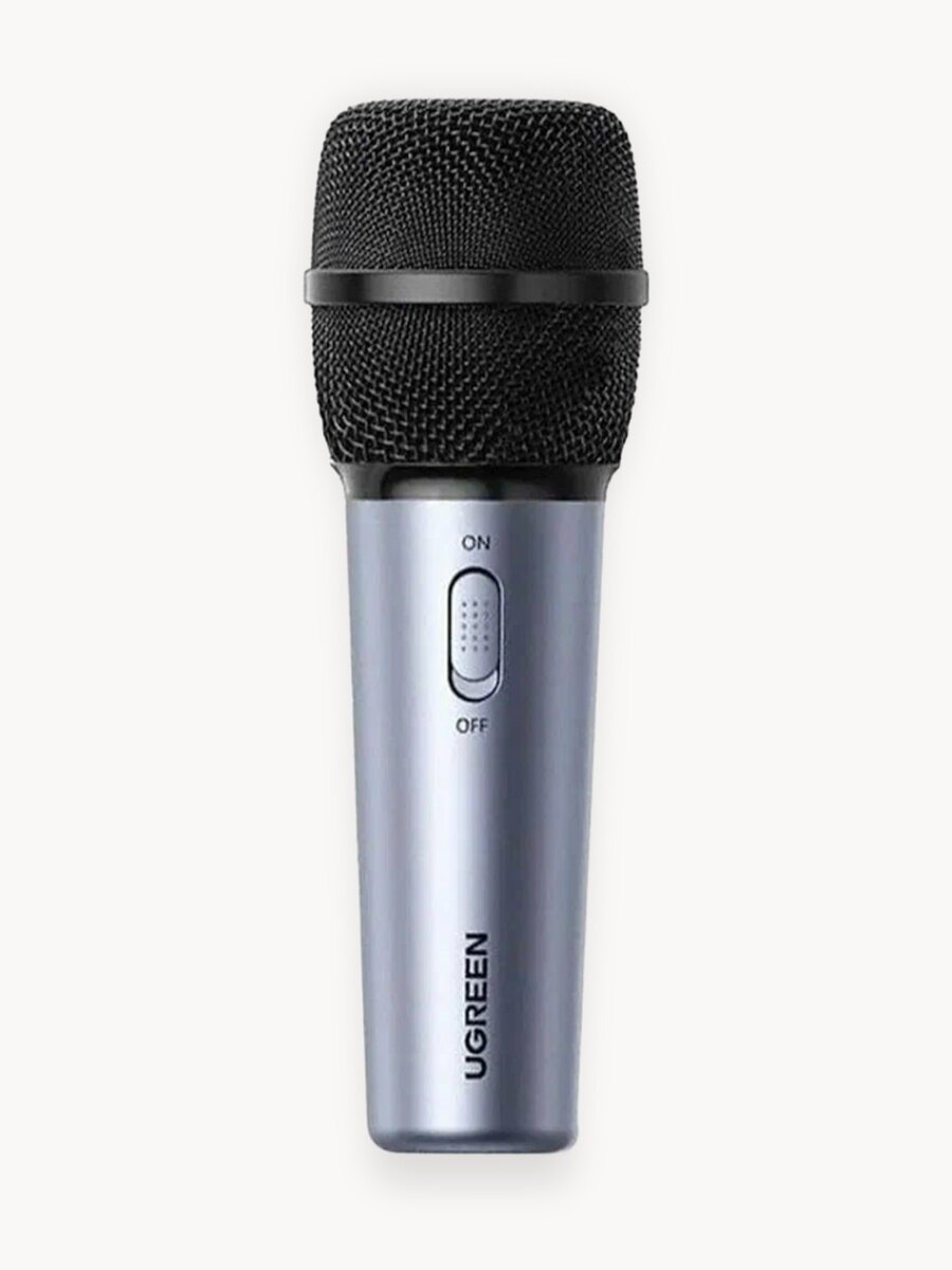 Микрофон для прямой трансляции UGREEN CM427 (10931) Livestream Microphone серебристо-чёрный