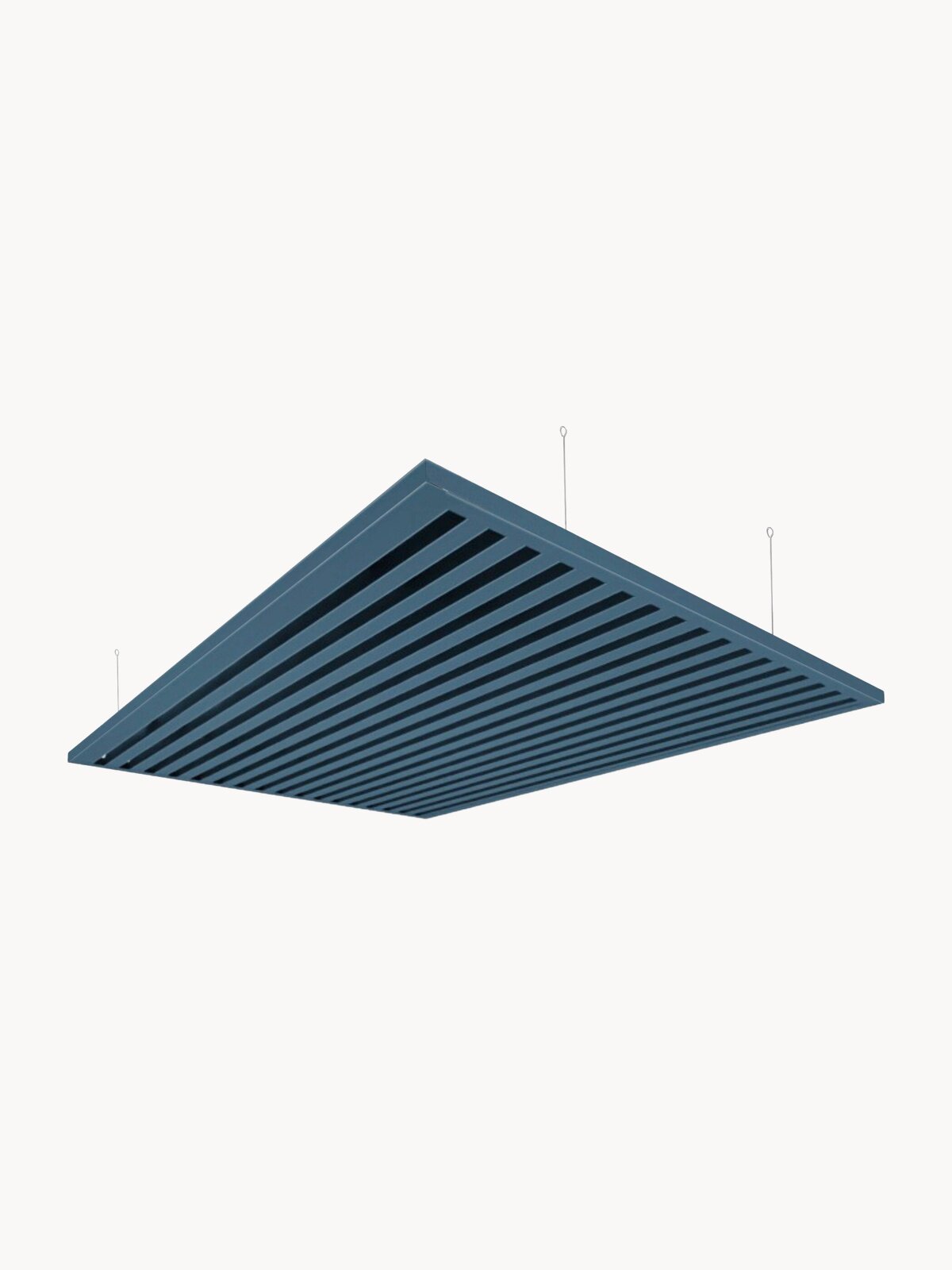 Комплект кубообразного реечного алюминиевого потолка Mr.Tektum 1,5х1,0м (куб 30*35) графит со светодиодным модулем (1 шт), белый свет