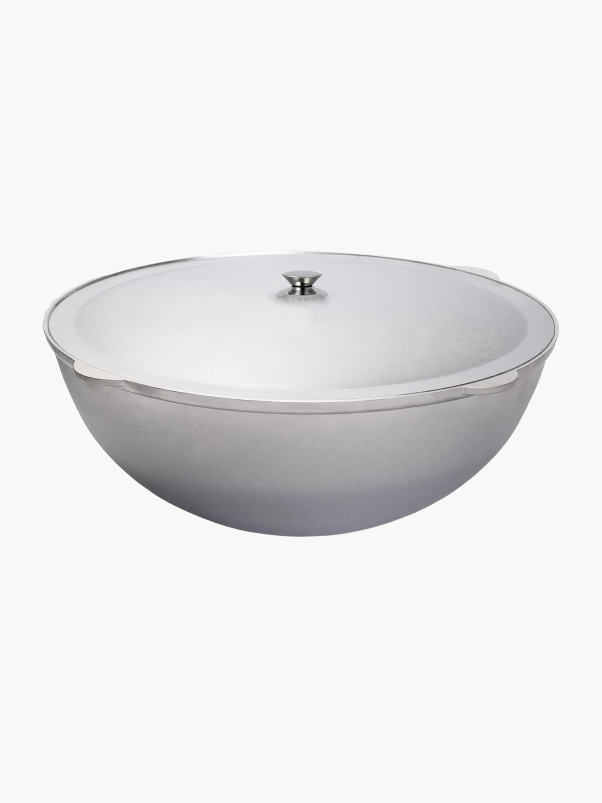 Казан Kukmara литой, 22 литров, к221, для плова, серебристый цвет