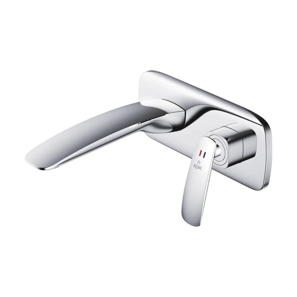 Смеситель для раковины встраиваемый Rose R11 R1141, хром