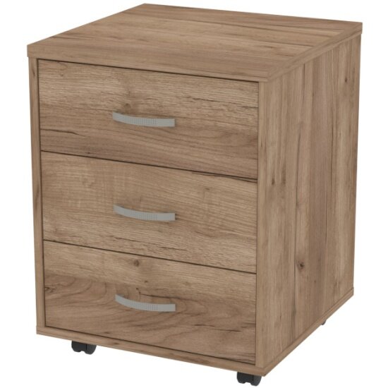 Тумба Меб-фф подкатная ТВ-25 цвет Дуб Крафт Табачный