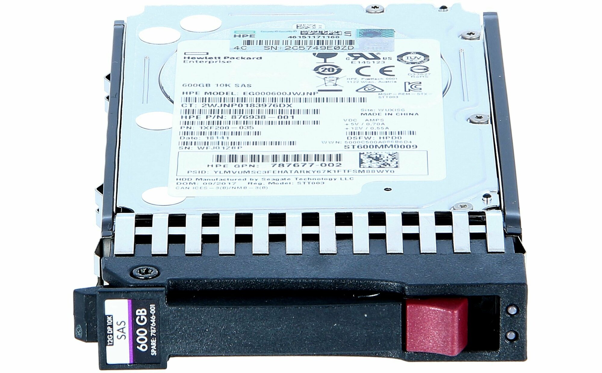 Жесткий диск HP 787646-001 600-GB 12G 10K 2.5 SAS