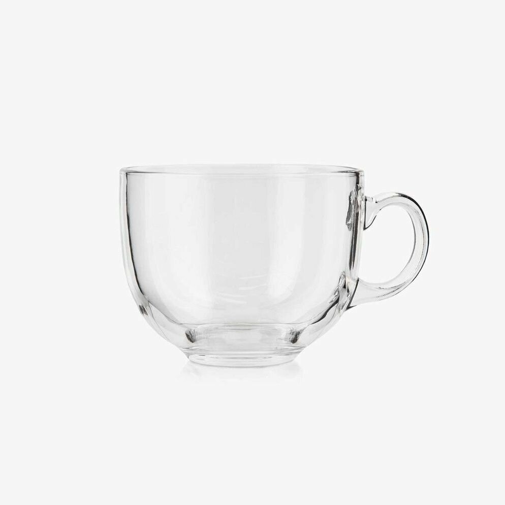 Кружка бульонница стеклянная юквар 450 мл