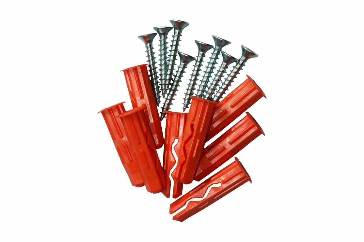 Европартнер Zn 5,0x35 шуруп в комплекте с дюбелем MULTI 10x40 8 шт MP 407 17