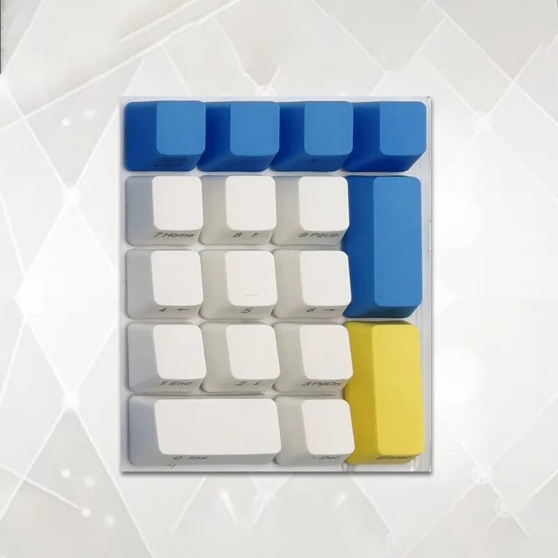 Механическая числовая клавиатура PBT 17 клавиш закат Kit 2 Side Printed