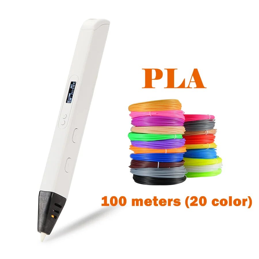 3D-ручка 3DCRTEUR RP800A 100 meter PLA