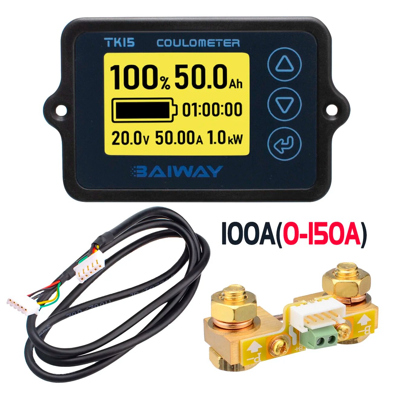 PASTOP TK15H Кулометр для аккумуляторов Yellow