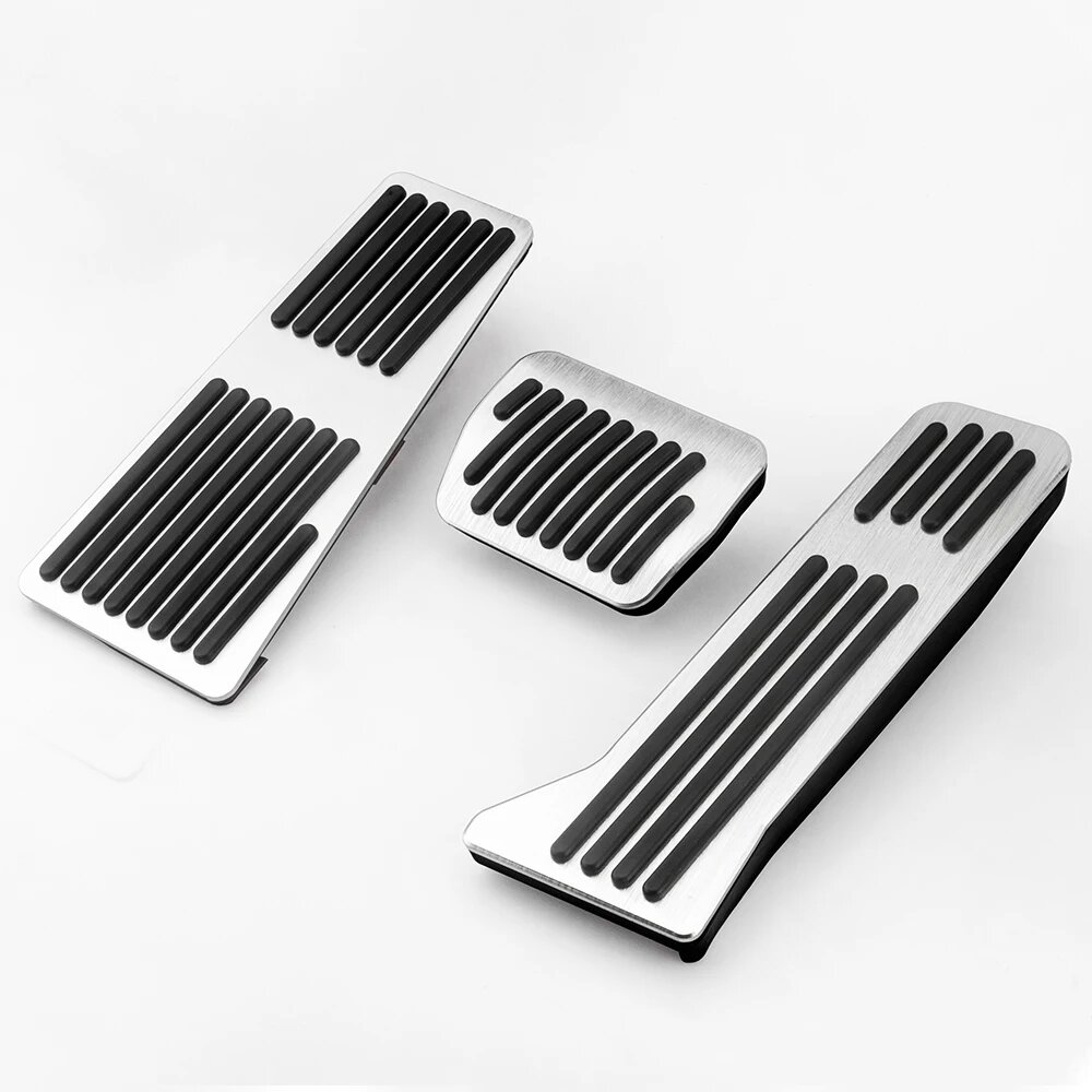 Накладки на педали Mazda LHD AT 3pcs Silver